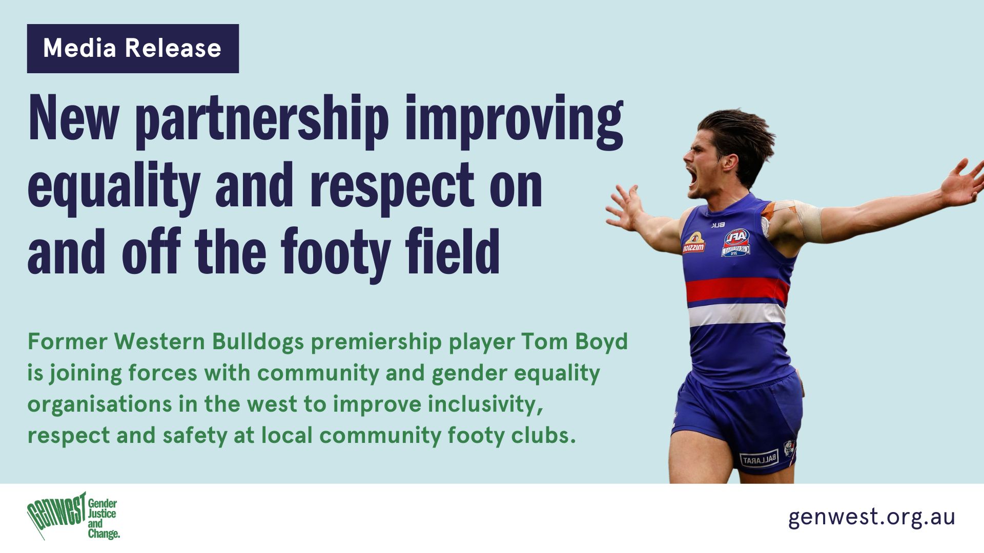 New partnership improving equality and respect on and off the footy ...