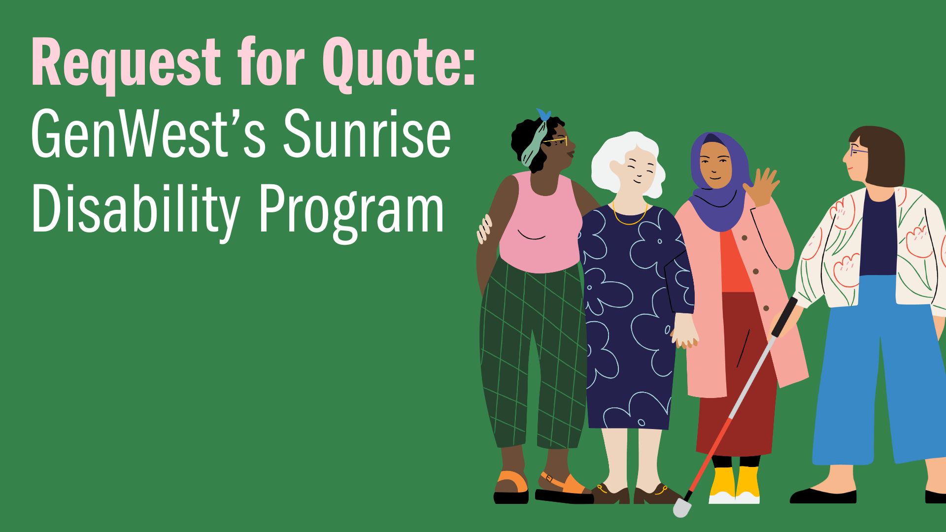Request for Quote: GenWest’s Sunrise Disability Program | News & events ...