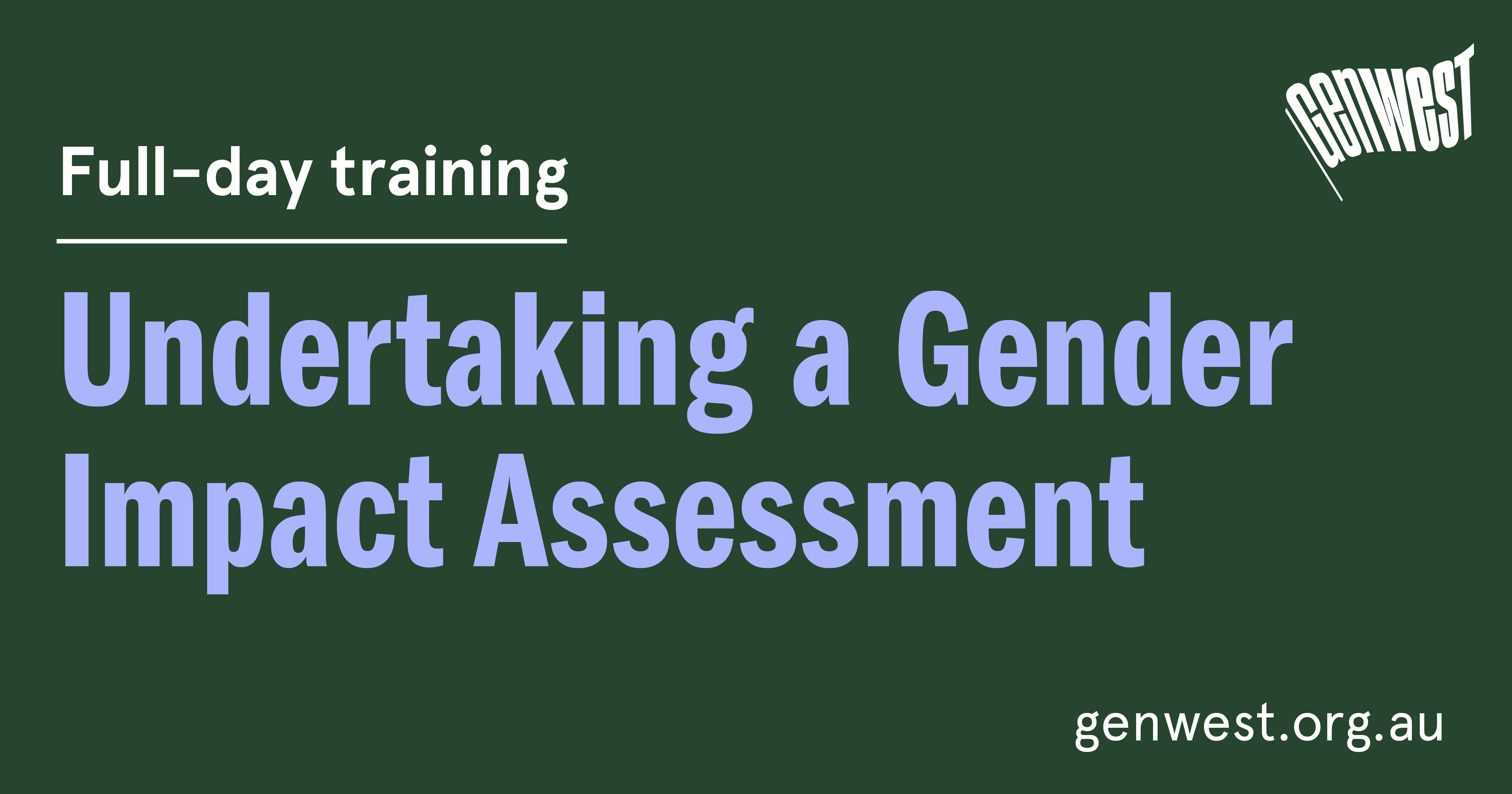 Undertaking a Gender Impact Assessment | Book training | Training ...